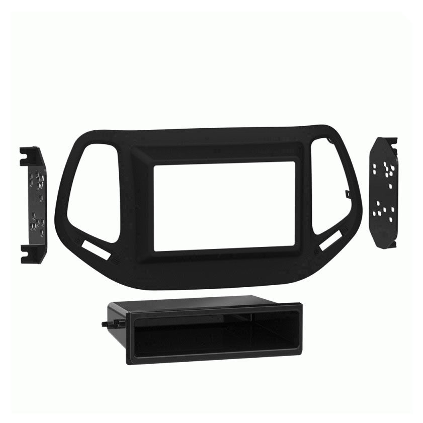 Metra 95-6545B Late 2017-2019 Jeep Compass Double DIN Radio Stereo Dash ...