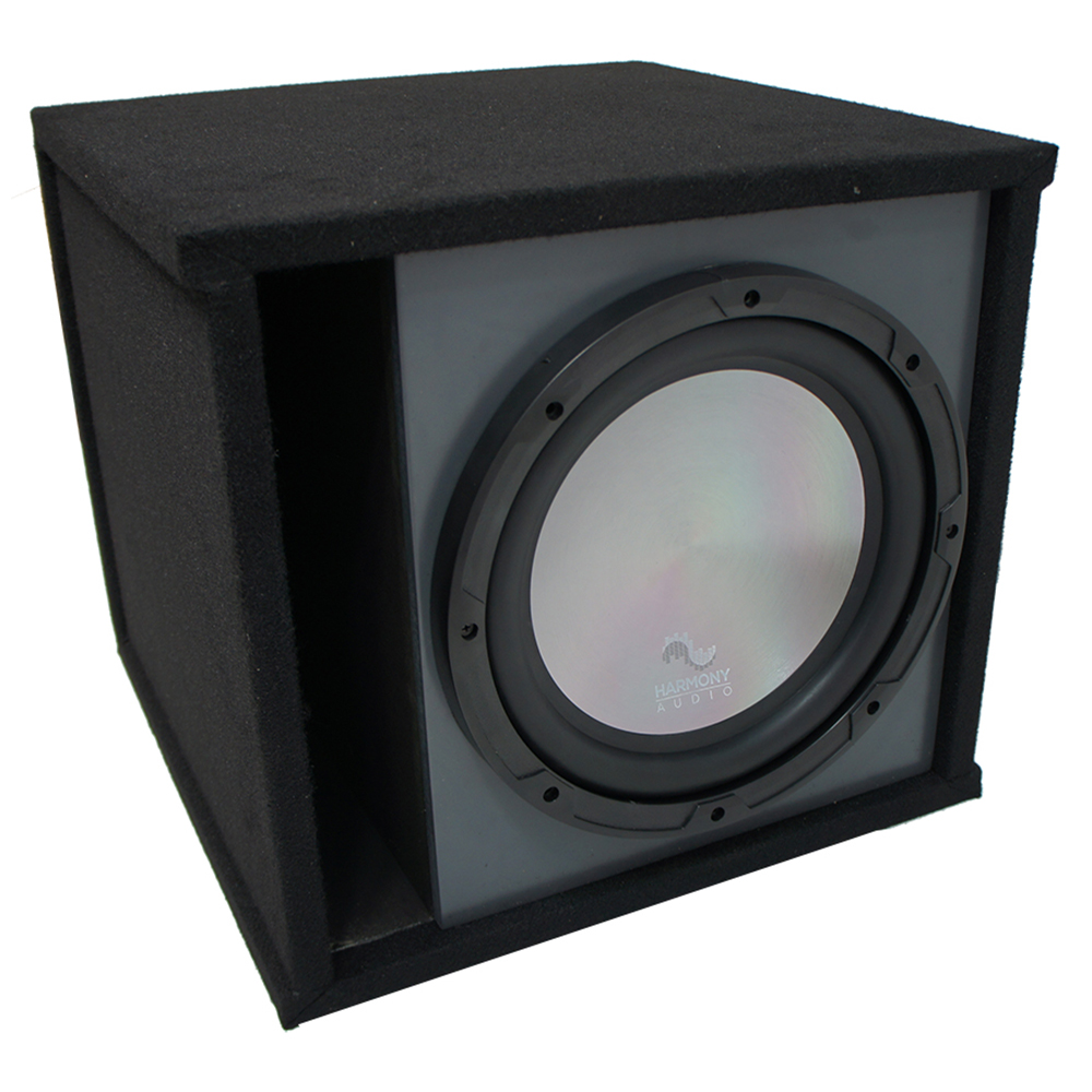 Universal Car Stereo Paintable Ported 10" Harmony A102 Sub Box ...