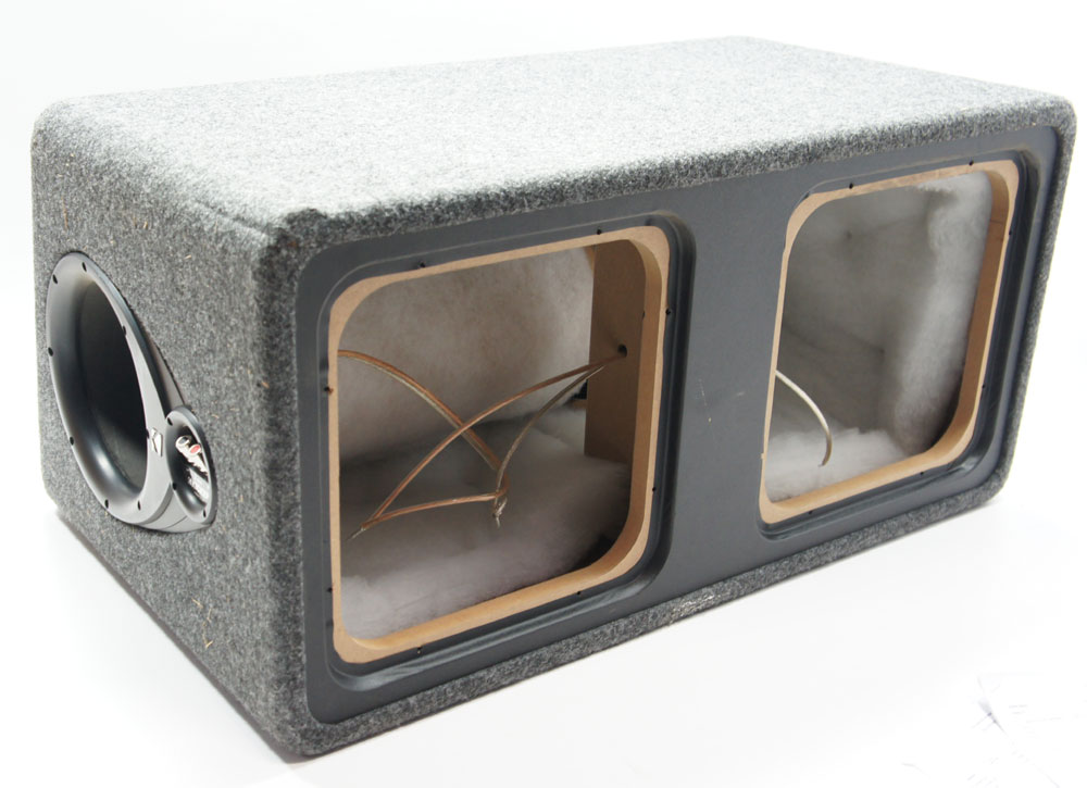 Kicker 11DS12L32 Car Audio Dual 12" Empty Solo Baric L3 Sub Box ...