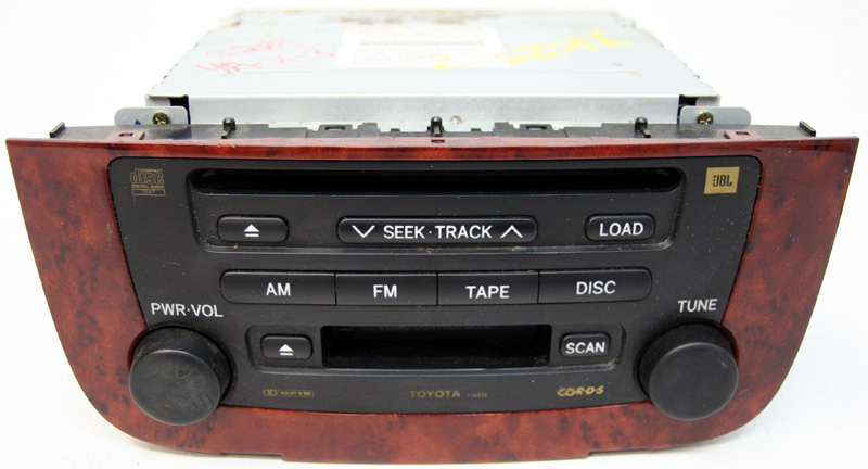 2004-2007 Toyota Highlander Factory JBL 6 Disc CD Changer Tape Player ...
