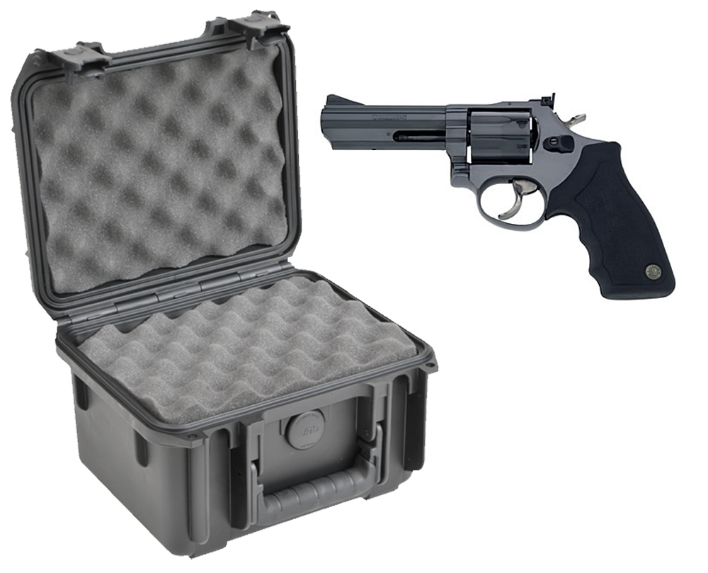 SKB 3I-0907-6B-L Waterproof Plastic Gun Case for Taurus Model 66 Six or ...