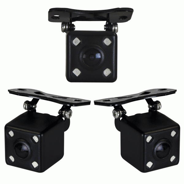 Install Bay Safety TE-SSIR Small Square Surface Mount Camera w/ 4 IR ...