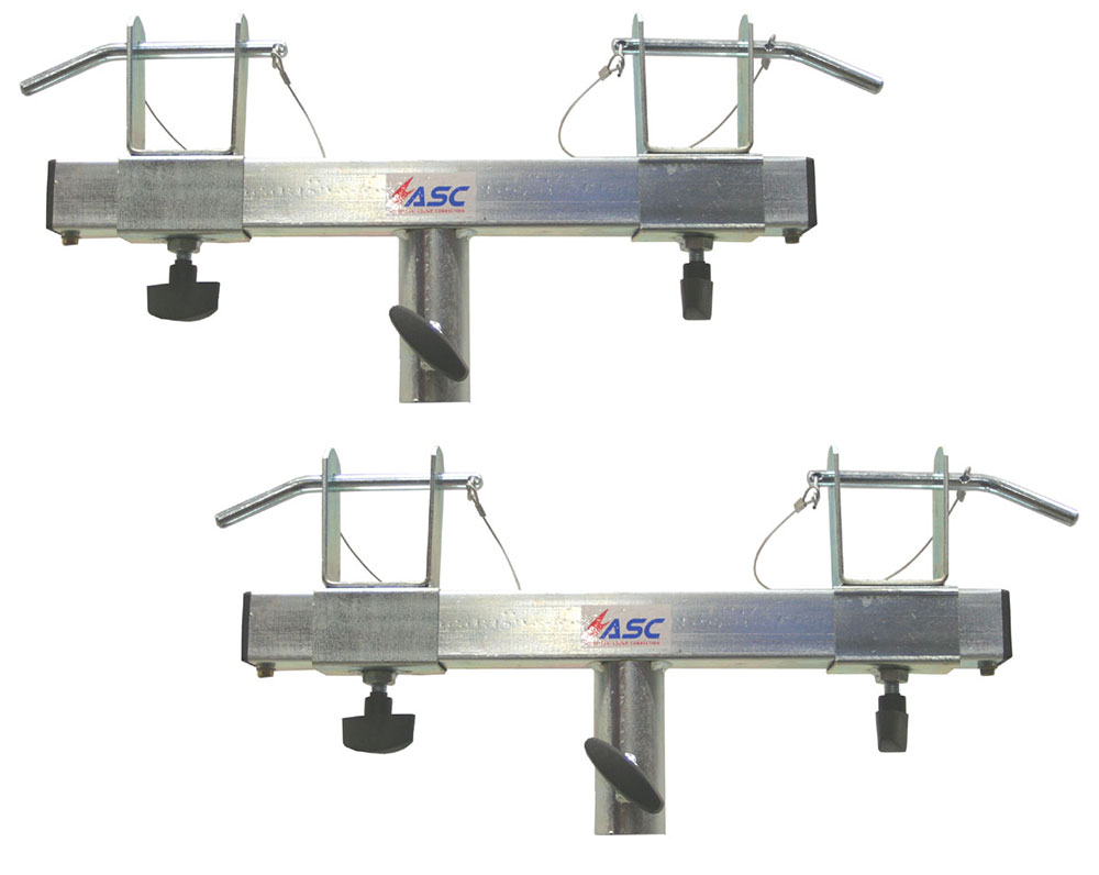 (2) Triangle or Square Truss Adapter Bracket Tripod Stand Support T ...