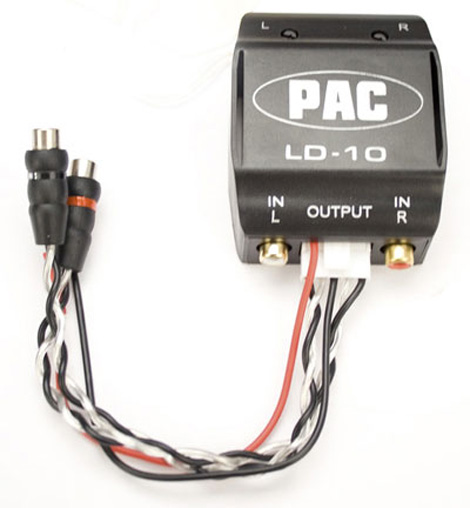 PAC LD-10 Car Audio RCA 10X Line Level Signal Voltage Booster New LD-10