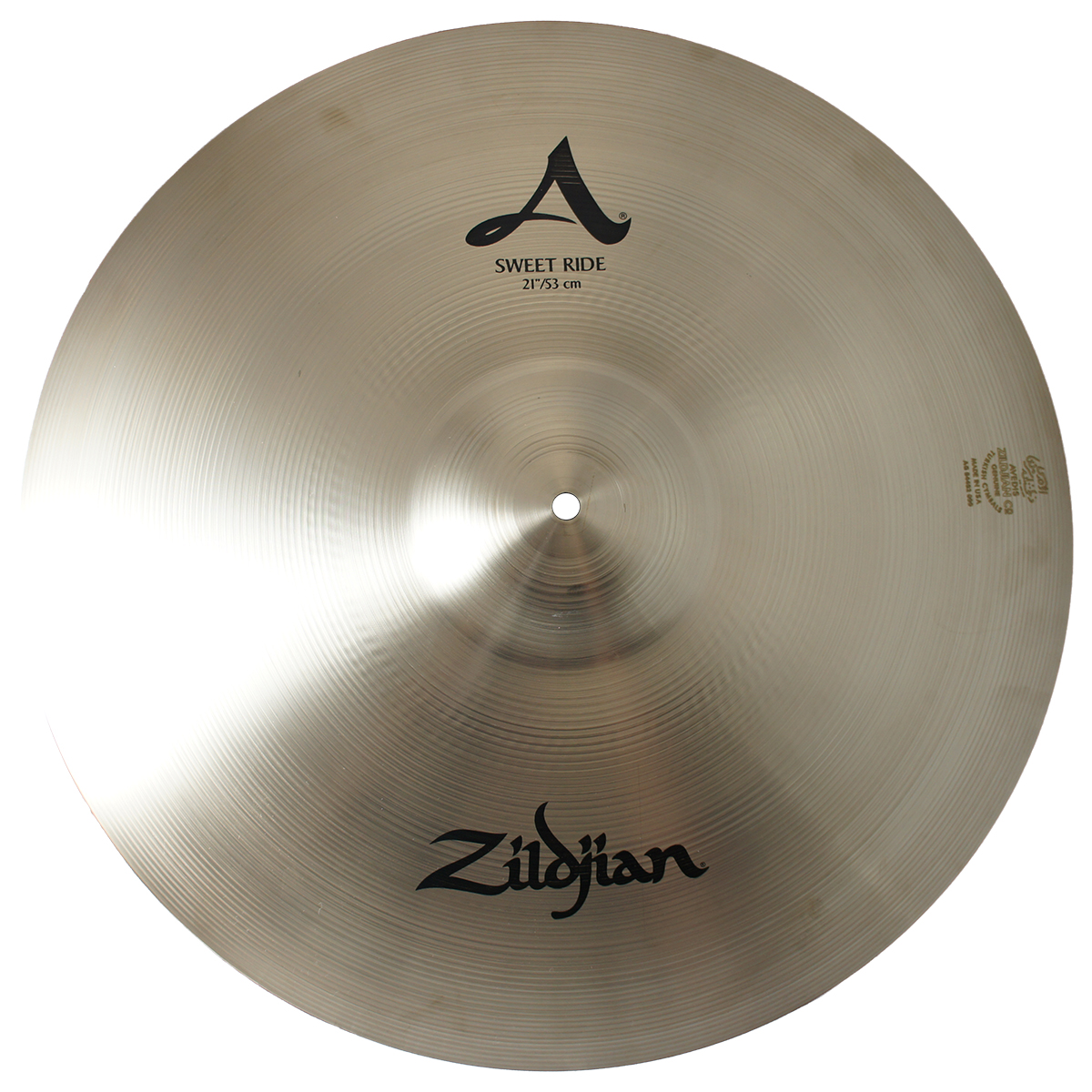 Zildjian 21" A Series Sweet Ride Cast Bronze Cymbal with Traditional ...