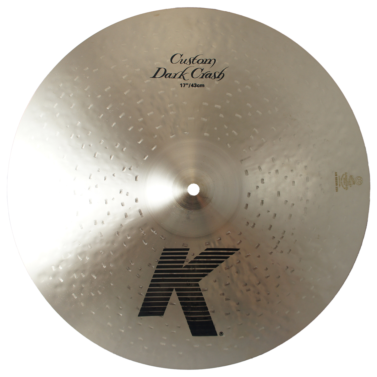 Zildjian 18" K Custom Series Dark Crash Thin Drumset Cast Bronze Cymbal with Low Pitch K0953 ...