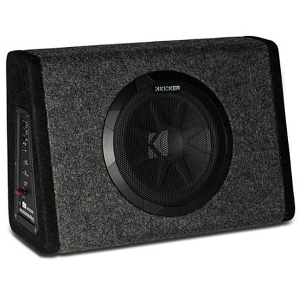 Kicker Refurbished PT250 Car Audio Powered 250 Watt Single 10 ...