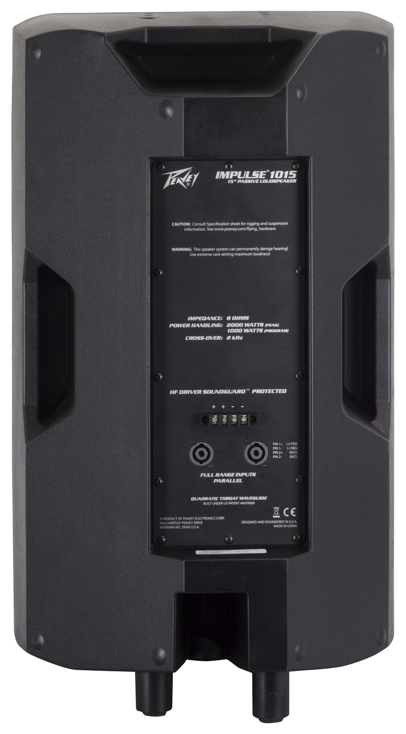 Peavey 3617500 2-Way Impulse 1015 8 Ohm Speaker - Black - PEV19-3617500