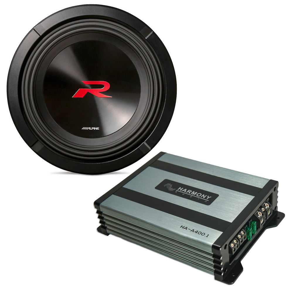 Alpine R2-W10D2 Next Gen 10" Sub R-Series Dual 2-Ohm 750 RMS Includes ...