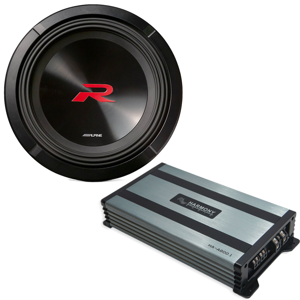 Alpine R2-W12D2 Next Gen 12" Sub R-Series Dual 2-Ohm 750 RMS Includes ...