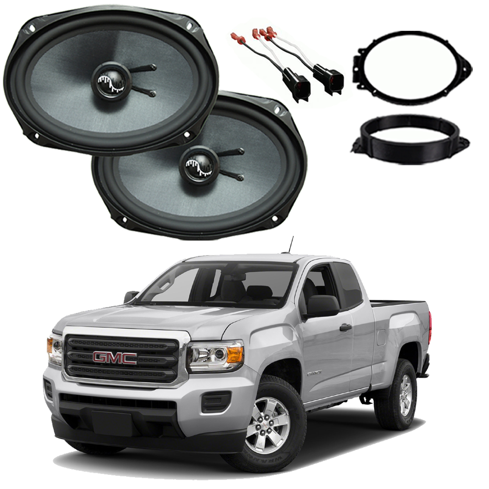 GMC Canyon Ext Cab 2015-2018 Premium Speaker Upgrade Package Harmony ...