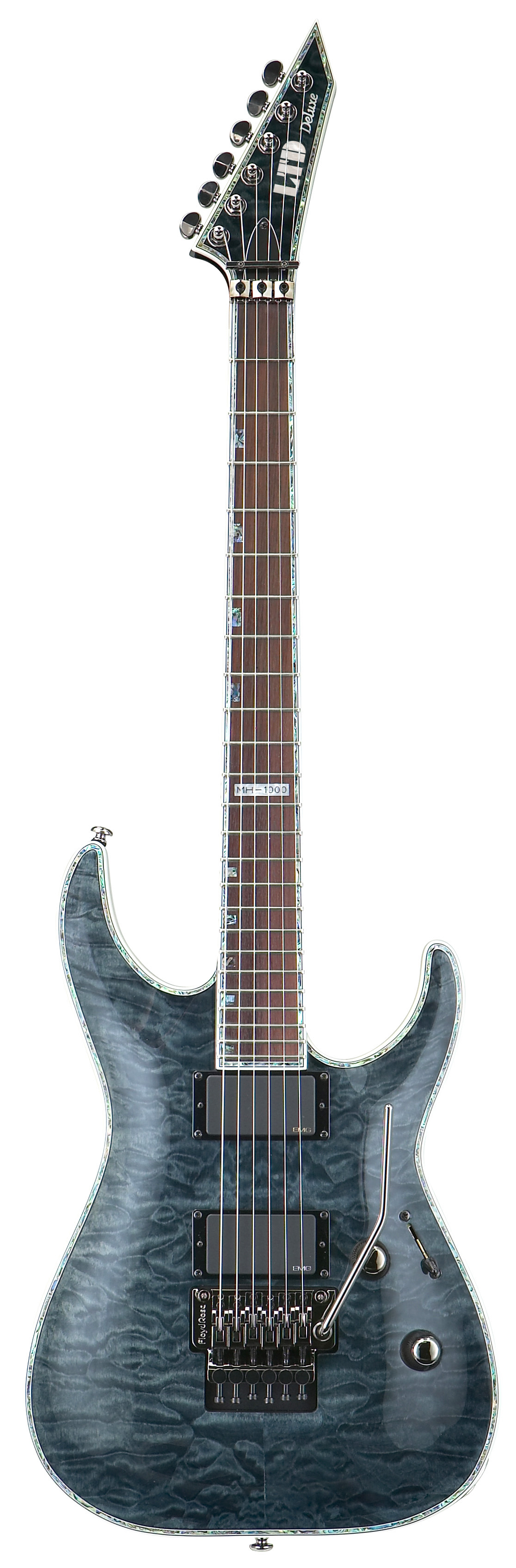 ESP LTD MH-1000 FR Floyd Rose MH-Series Electric Guitar - See Thru ...
