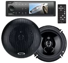 Boss Audio In-Dash Receiver & Speaker Package