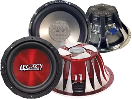 Legacy Car Audio 15 Inch Sub Woofer Speakers Authorized Internet Dealer