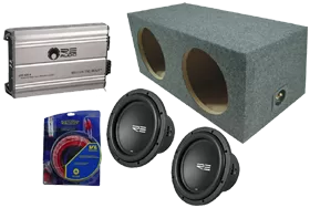 RE Audio Dual 12" Powered Sub Enclosures