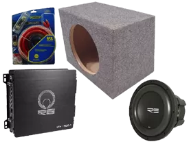 RE Audio Single 12" Powered Sub Enclosures