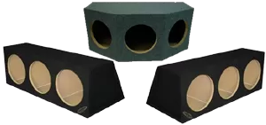 Loaded Enclosure Triple 3 Sub Woofer Boxes, Sealed, Ported, Vented ...