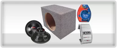 Boss Single 10" Powered Sub Enclosures