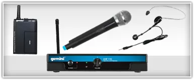 Gemini Wireless UHF Microphones