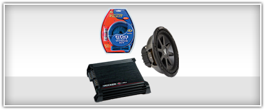 Kicker Sub & 4-Channel Amp Combo