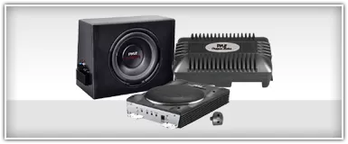 Pyle Car Audio Amplified Subwoofers