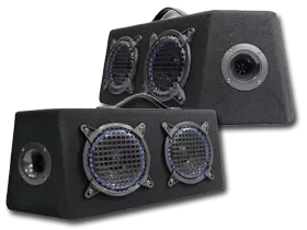 Dual 6.5 Inch Loaded Subwoofer Enclosure