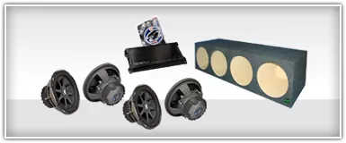 Powered Quad 12 Inch Subwoofer Enclosures