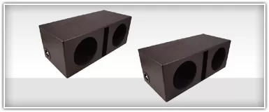 Dual 15 Inch Spray Liner Subwoofer Enclosures