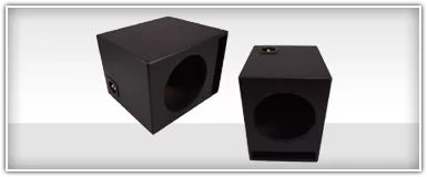 Single 10 Inch Spray Liner Subwoofer Enclosures