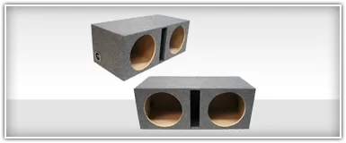 Dual 10 Inch Vented Subwoofer Enclosures